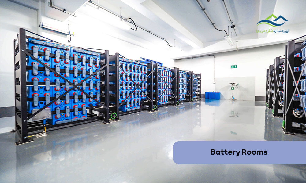 Battery Rooms - شرکت تهویه سازه شار